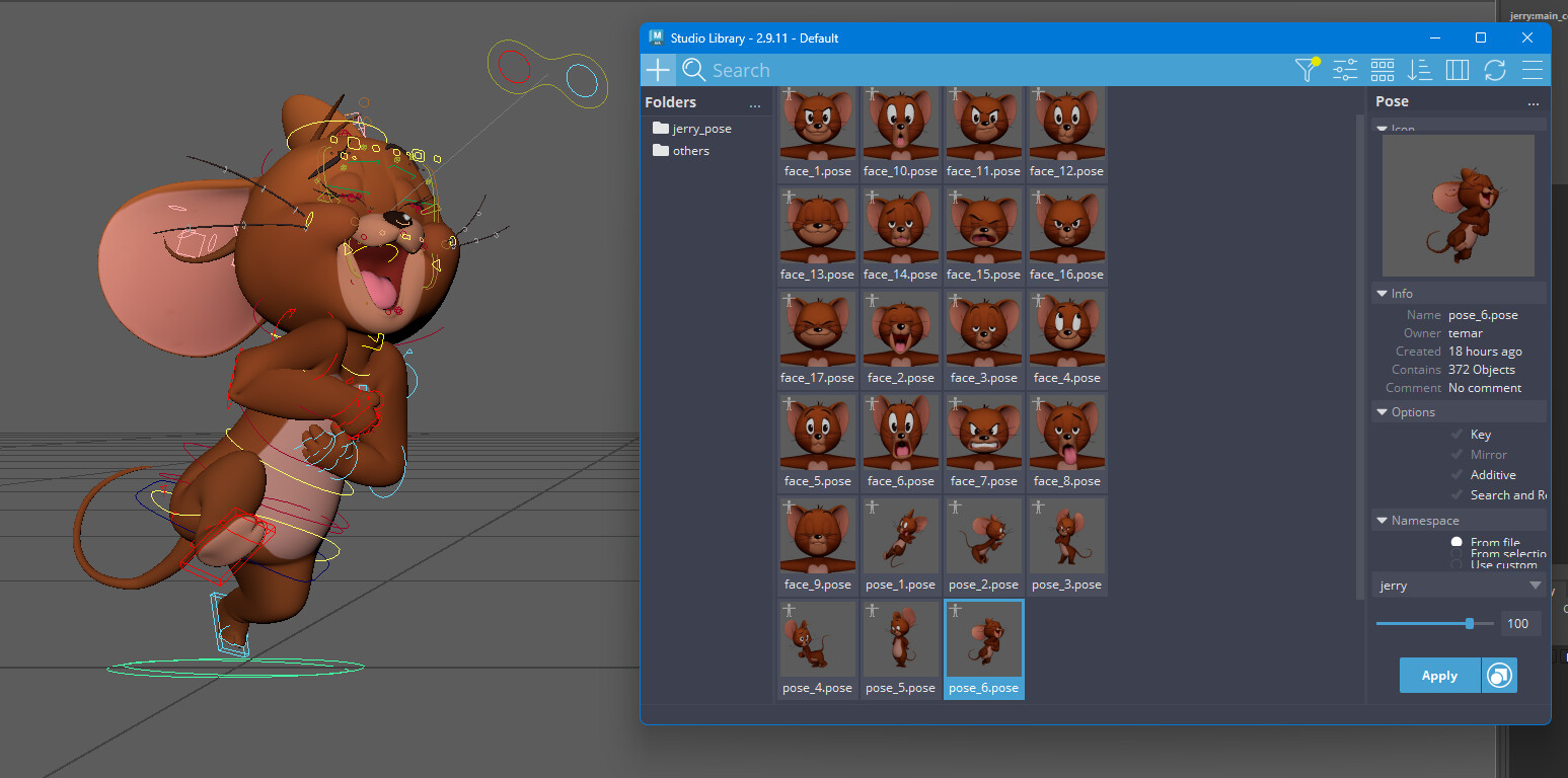 Artem Dubyna - Jerry RIG (maya 2023+)