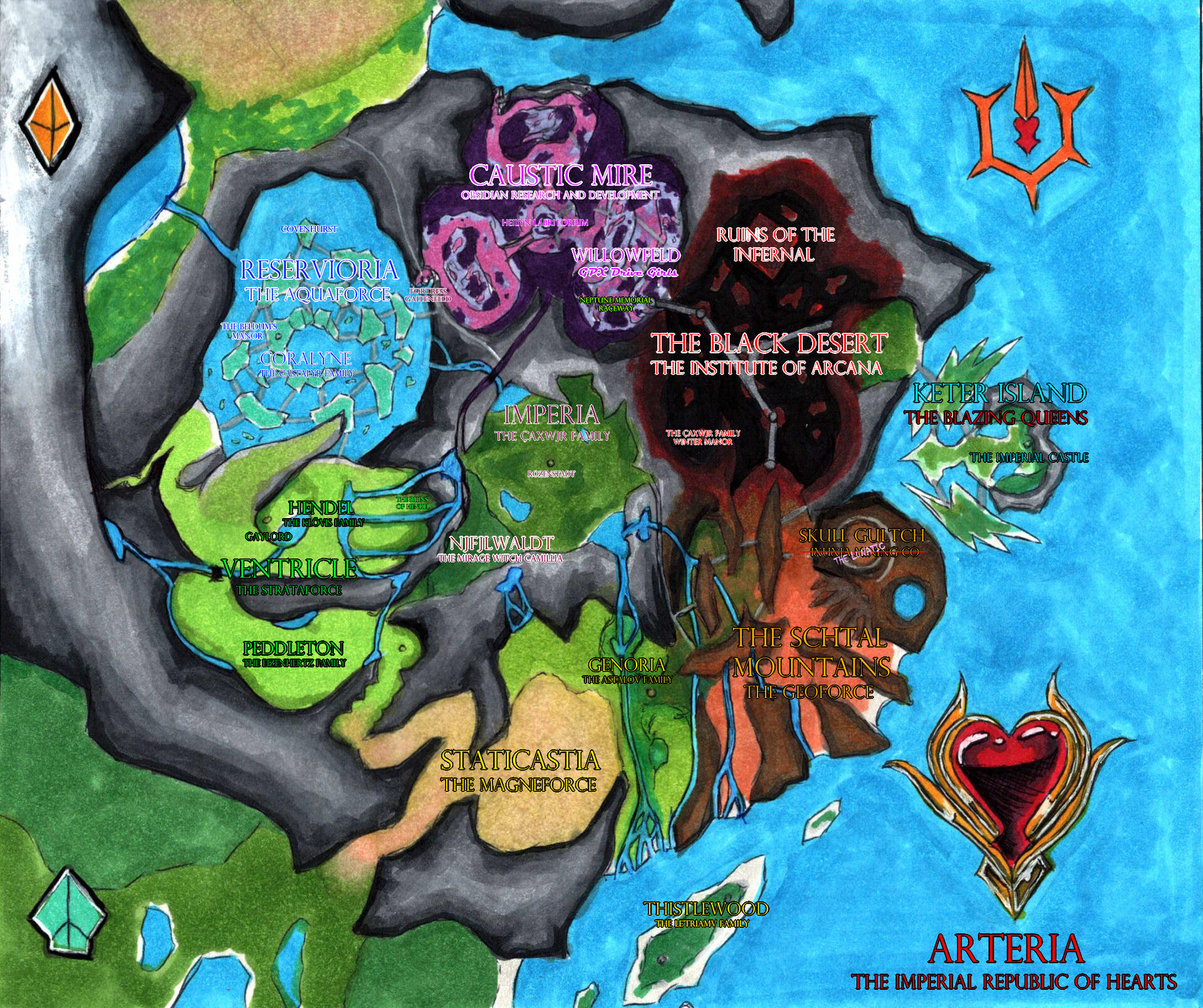 ArtStation - Arteria Map