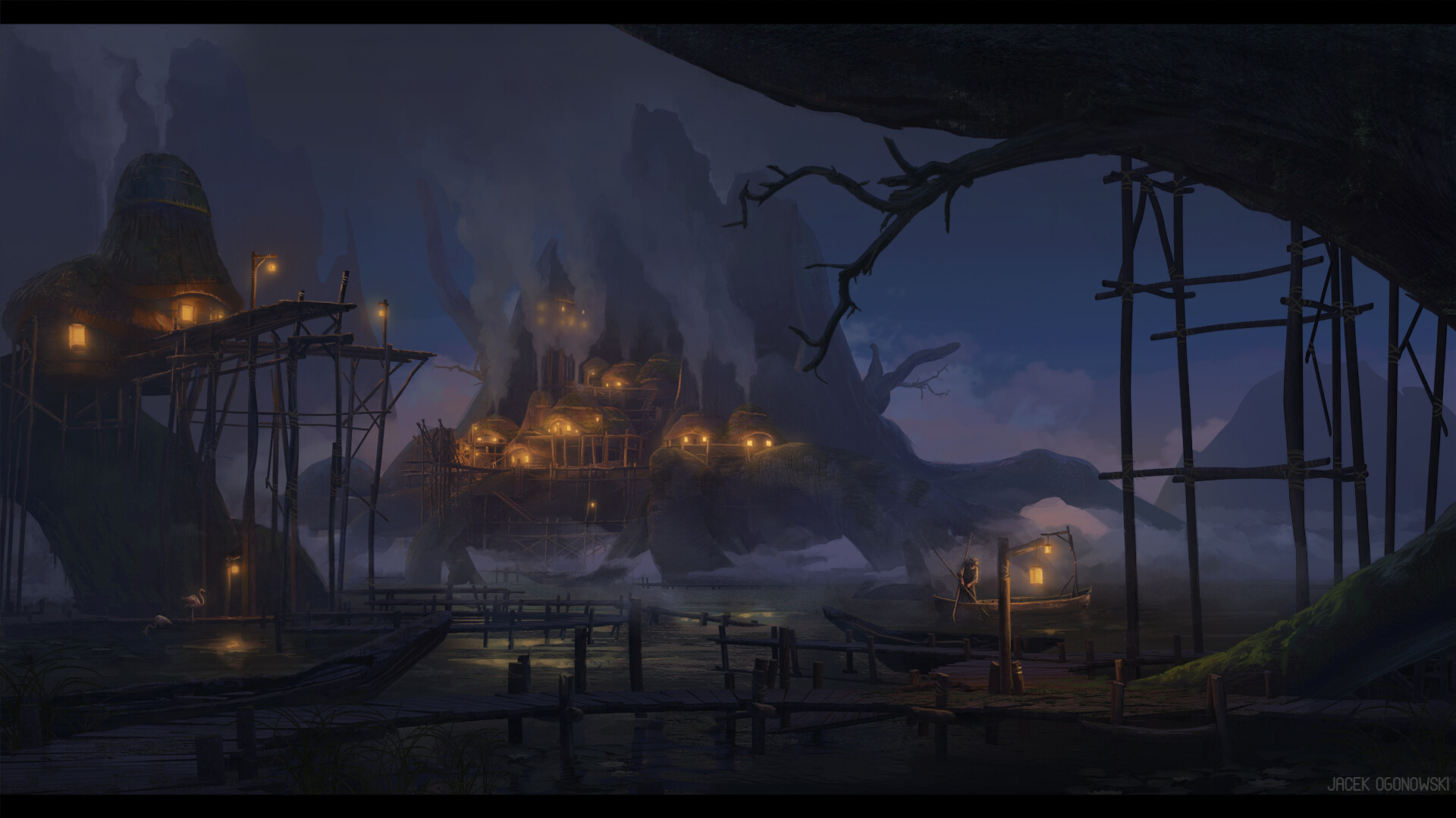 ArtStation - Swamp Village