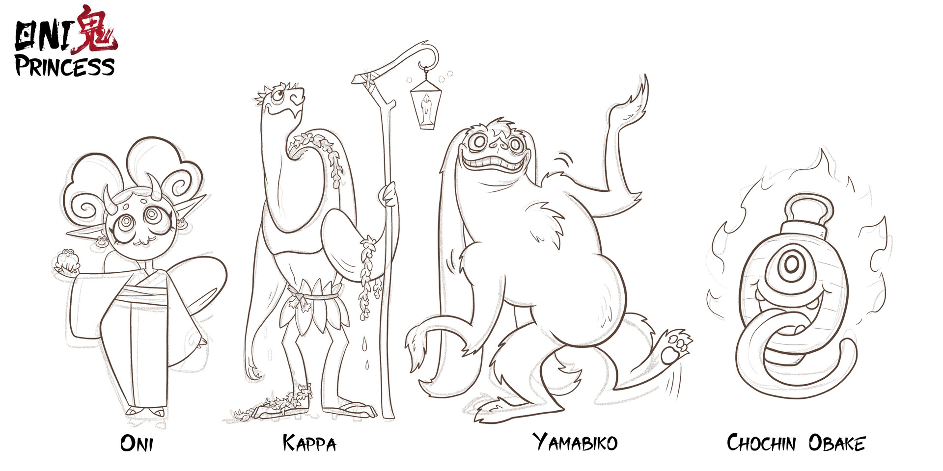 ArtStation - Oni Princess Characters