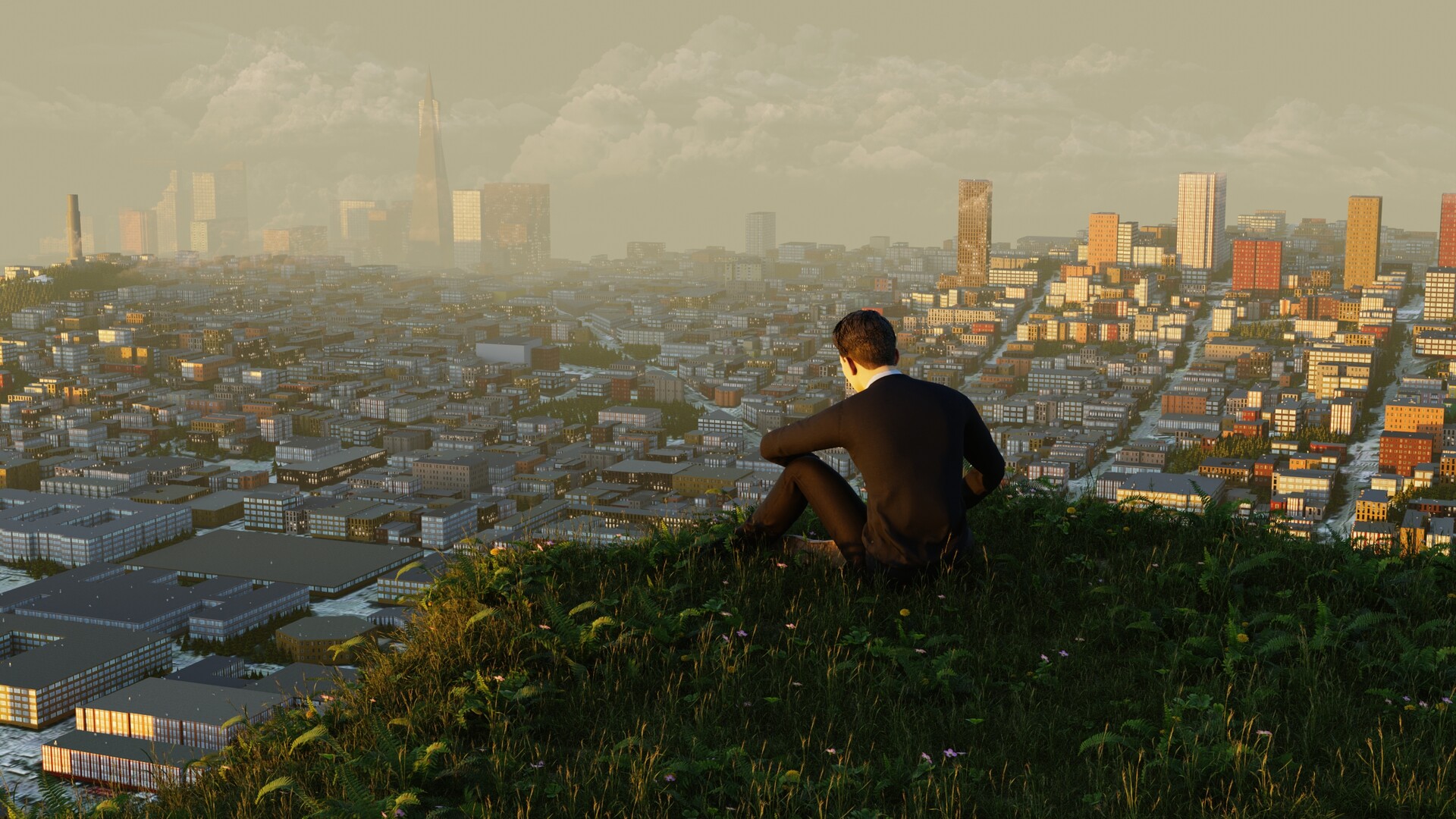 ArtStation - City from the Hill