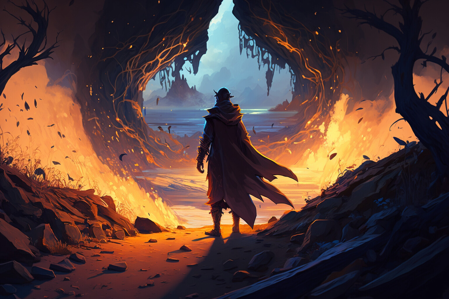 ArtStation - Wandering Pilgrim: Exploring the Beauty and Pain of a ...