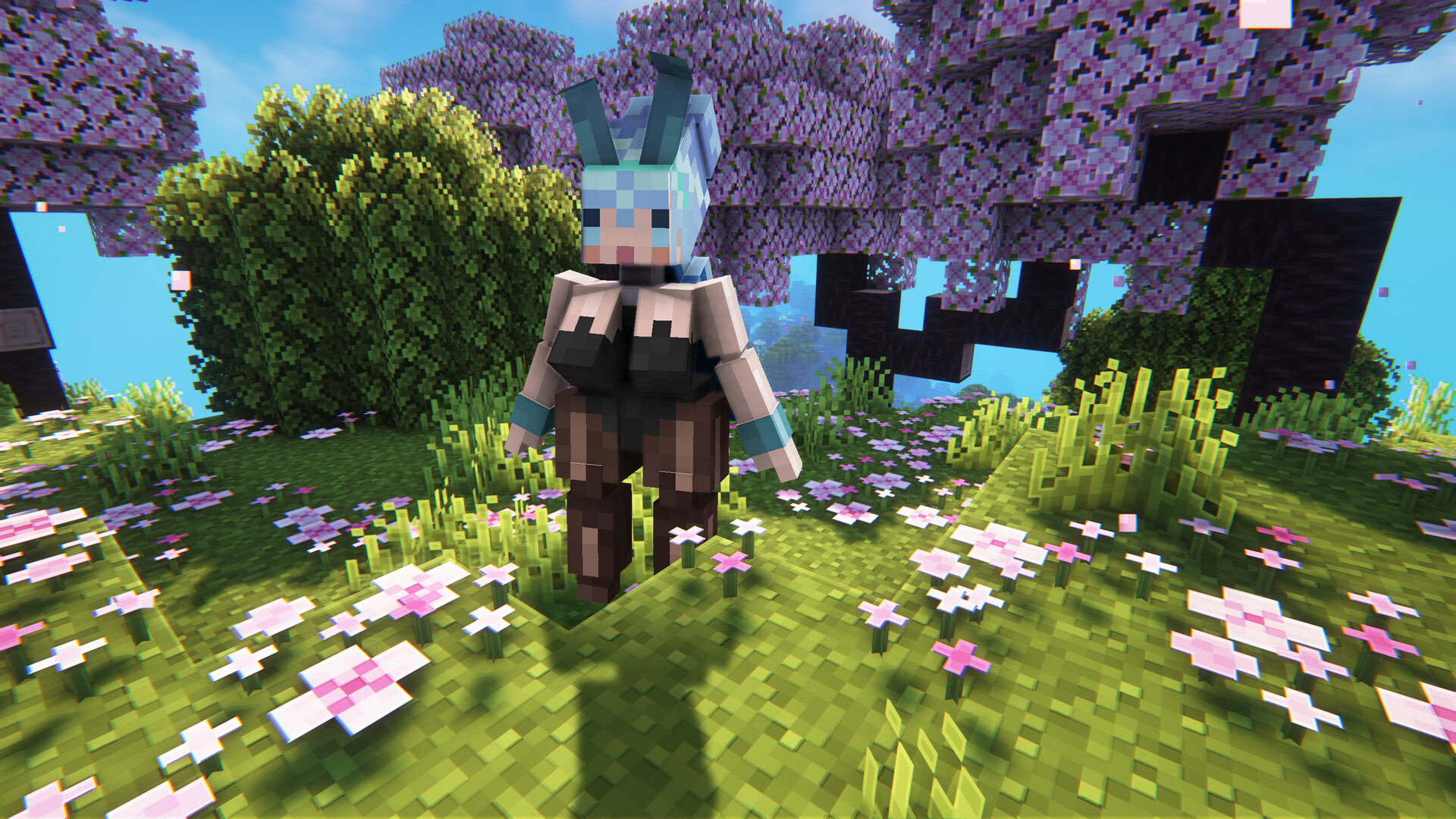 ArtStation - Mily the cherry blossom bunny