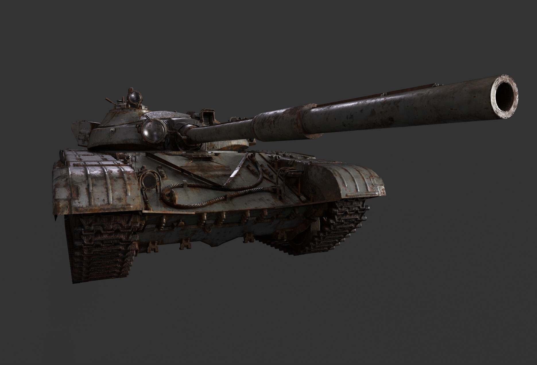 ArtStation - T72 Tank texturing