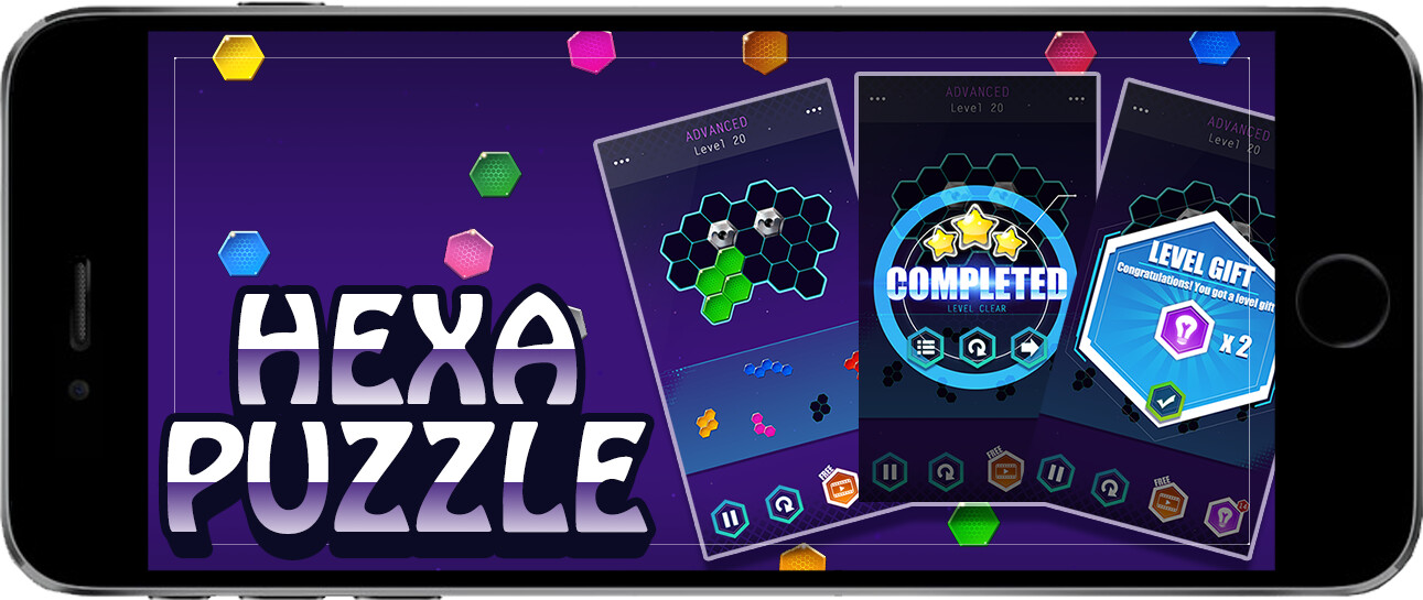 ArtStation - Puzzle games - Hexa puzzle