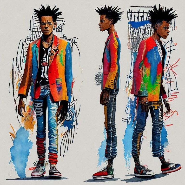ArtStation - Basquiat Fashion