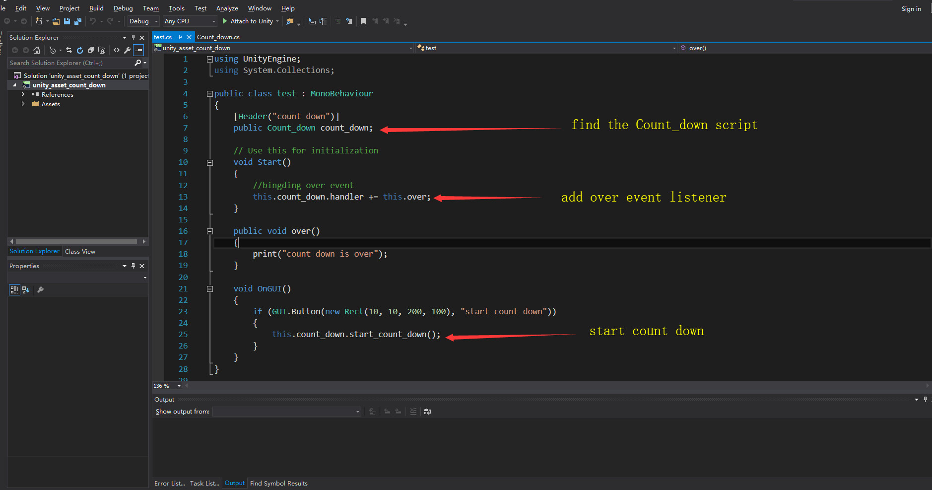Easy Game Studio - Unity Tool - Count Down - Downloadable