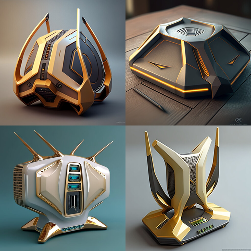 ArtStation - Futuristic Wi-Fi router