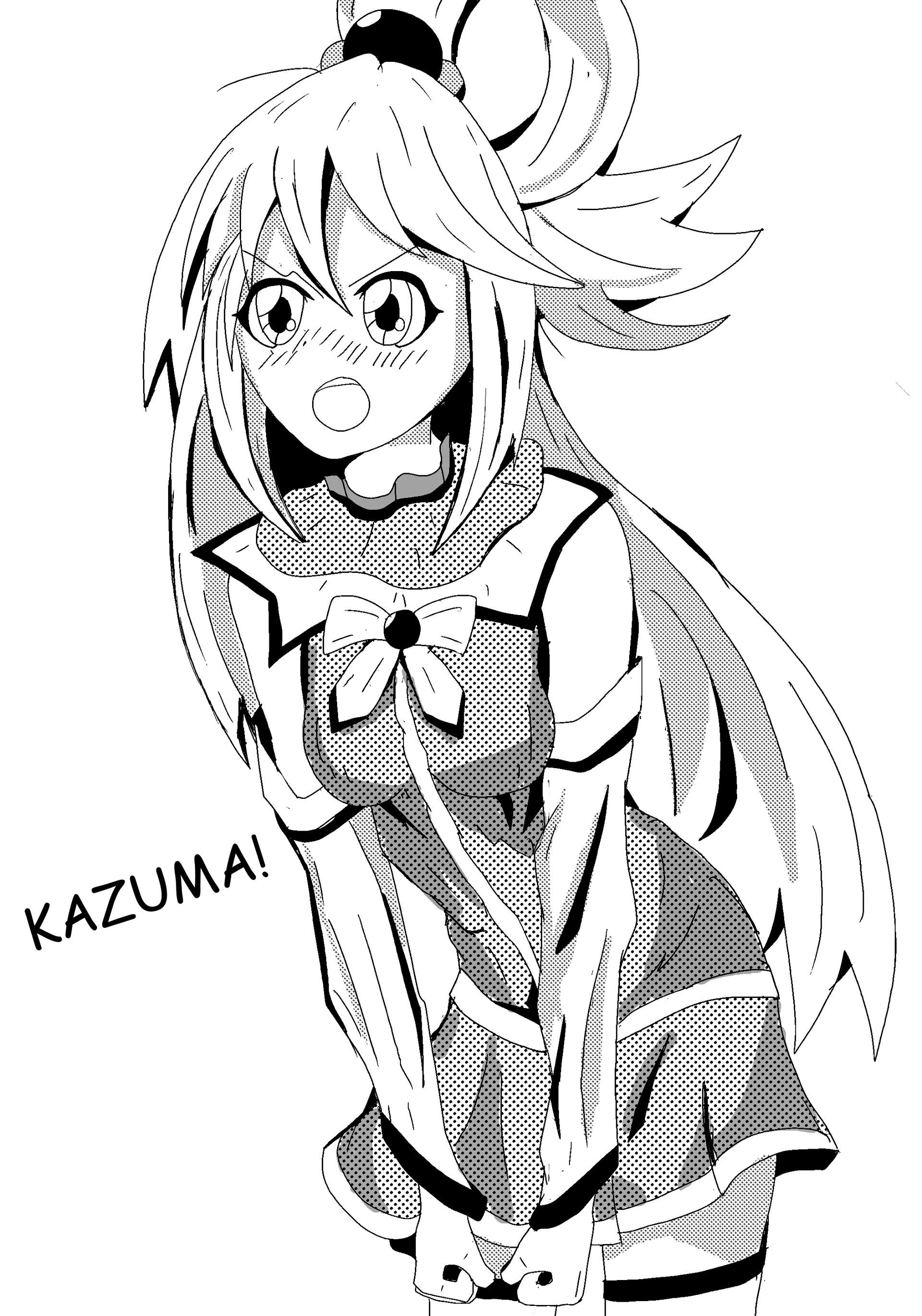 ArtStation - Konosuba: Aqua manga illustration