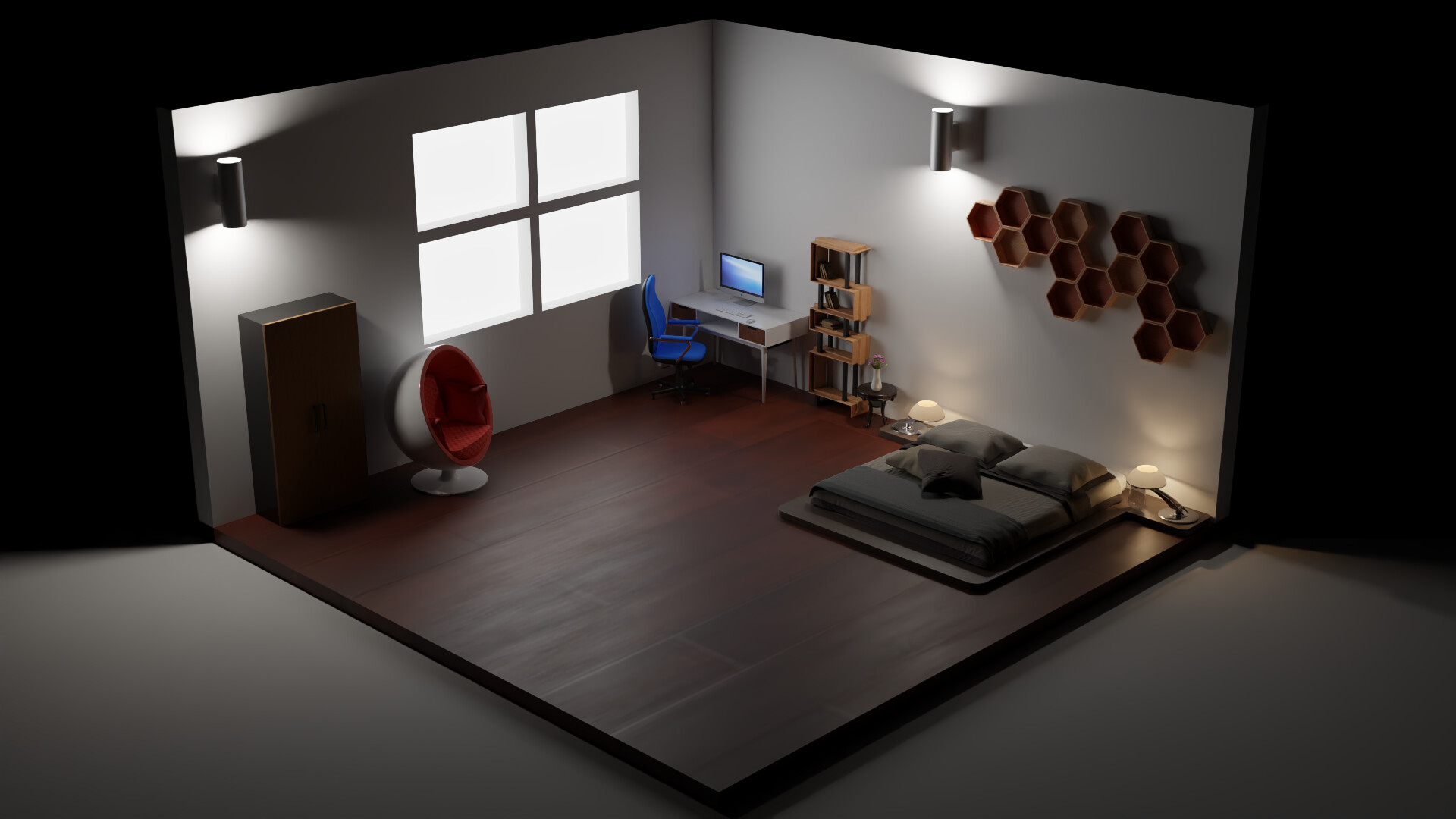 ArtStation - Isometric Room