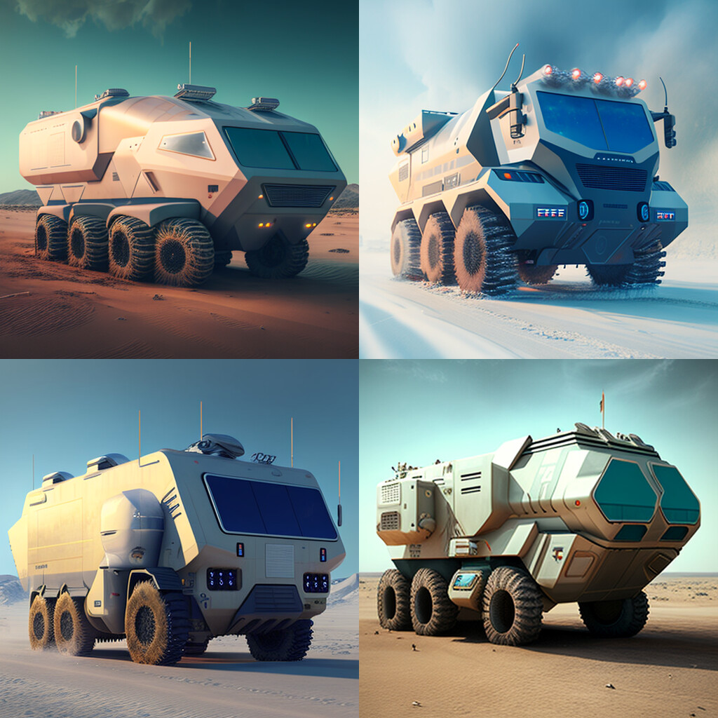ArtStation - Futuristic Kamaz