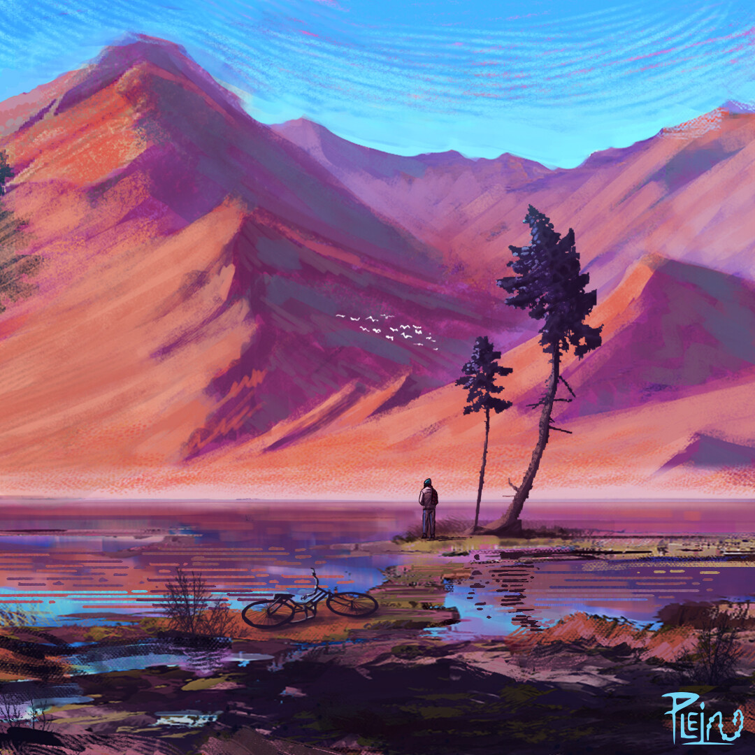 ArtStation - "Morning route"