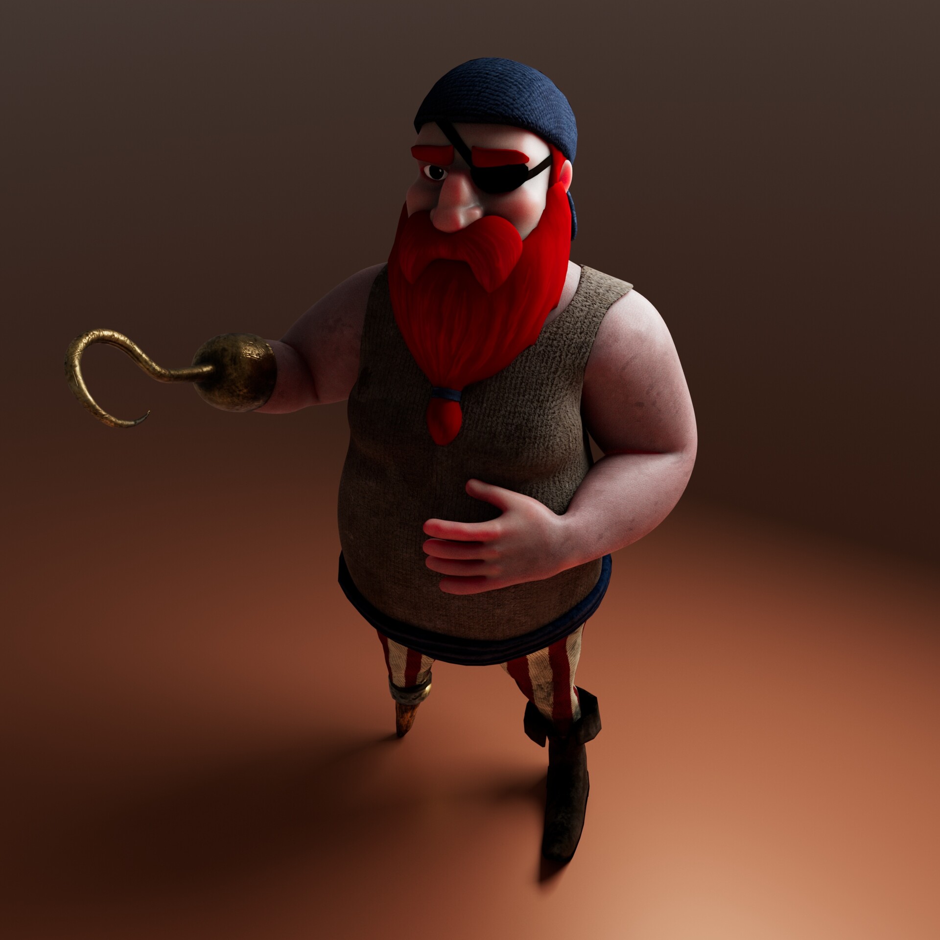 ArtStation - Stylize Pirate For Mobile Game