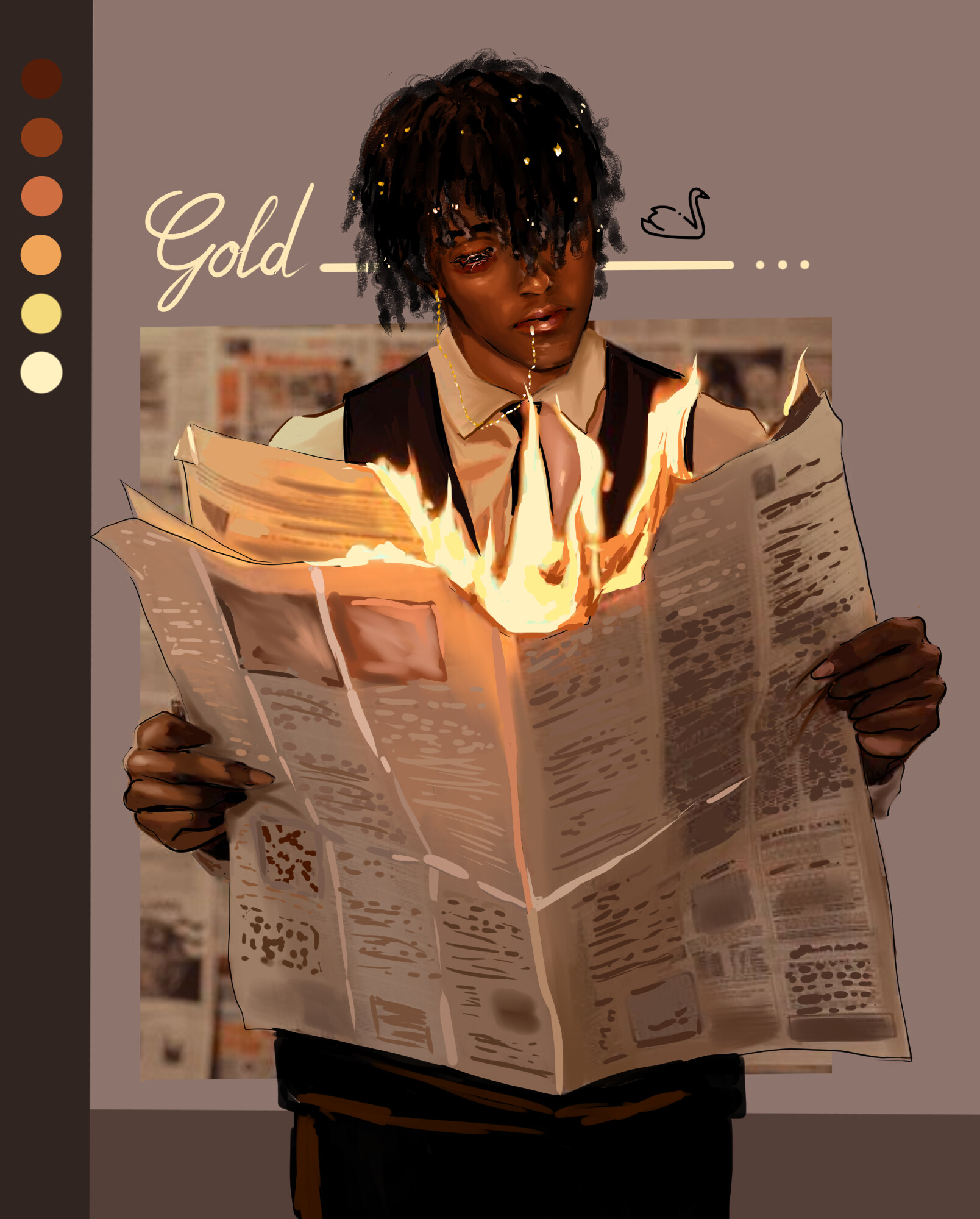 ArtStation - Fire proves Gold