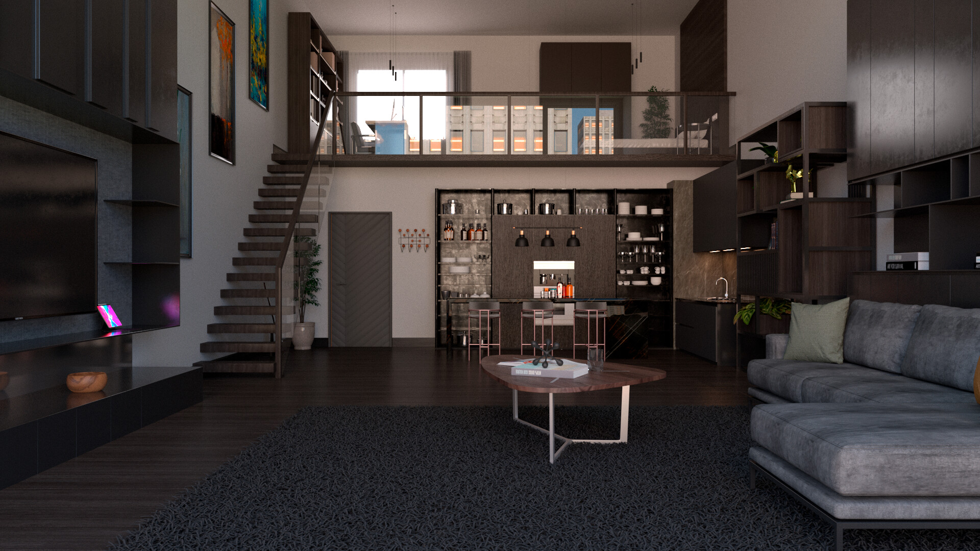 ArtStation - The loft of my dreams.