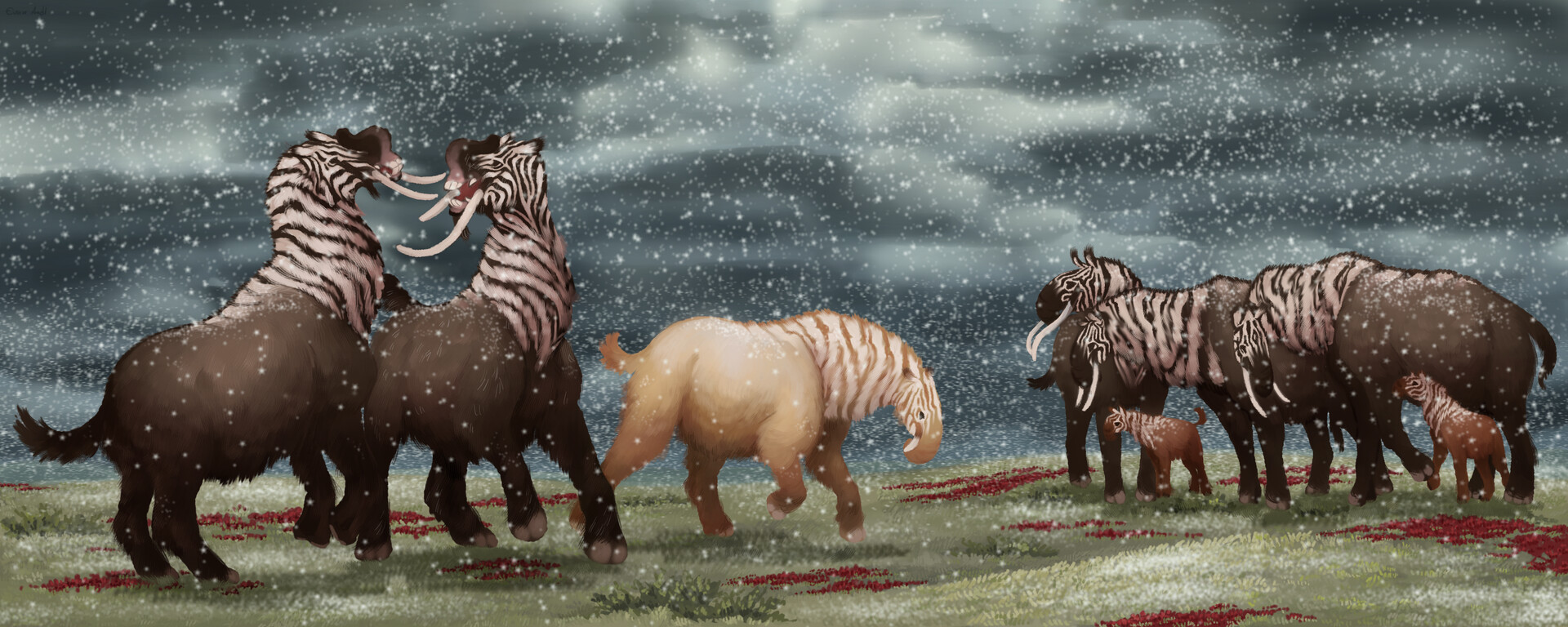 ArtStation - Clashing giants