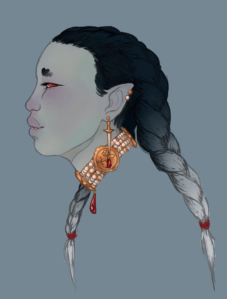 ArtStation - Vampire portrait