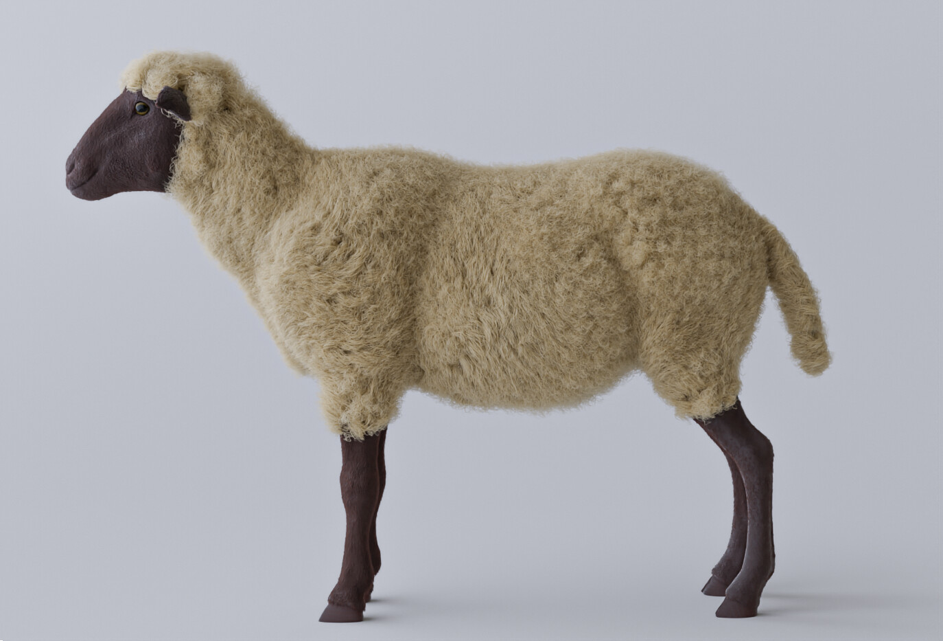 ArtStation - Suffolk sheep