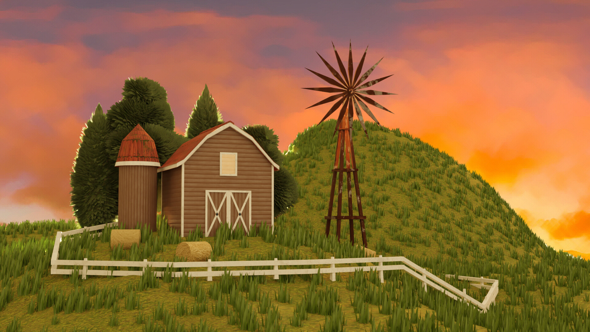 ArtStation - Cute Barn