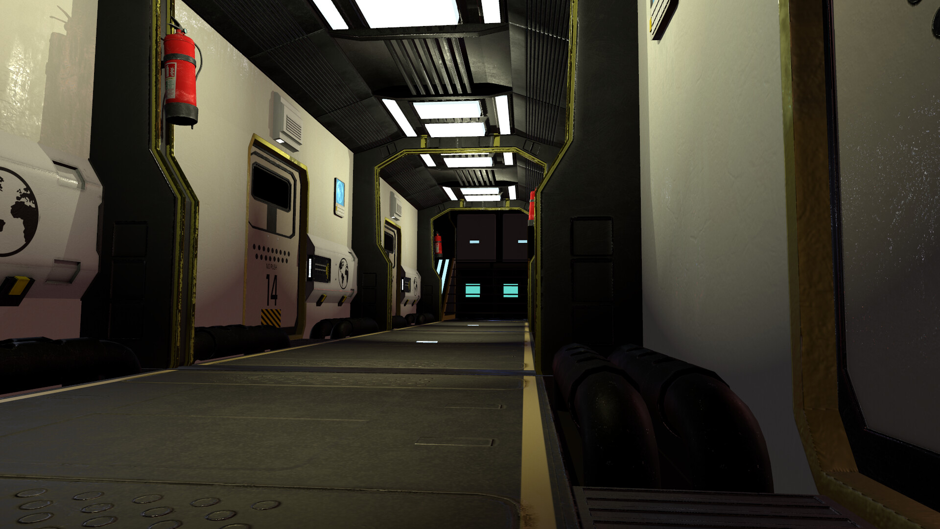 Asier Herrero - Spaceship Hall Environment