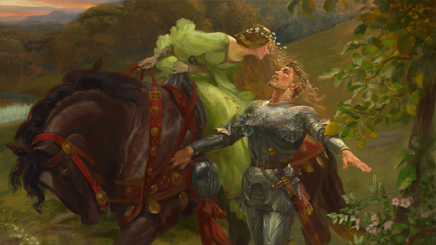 ArtStation - La Belle Dame sans merci - study commission