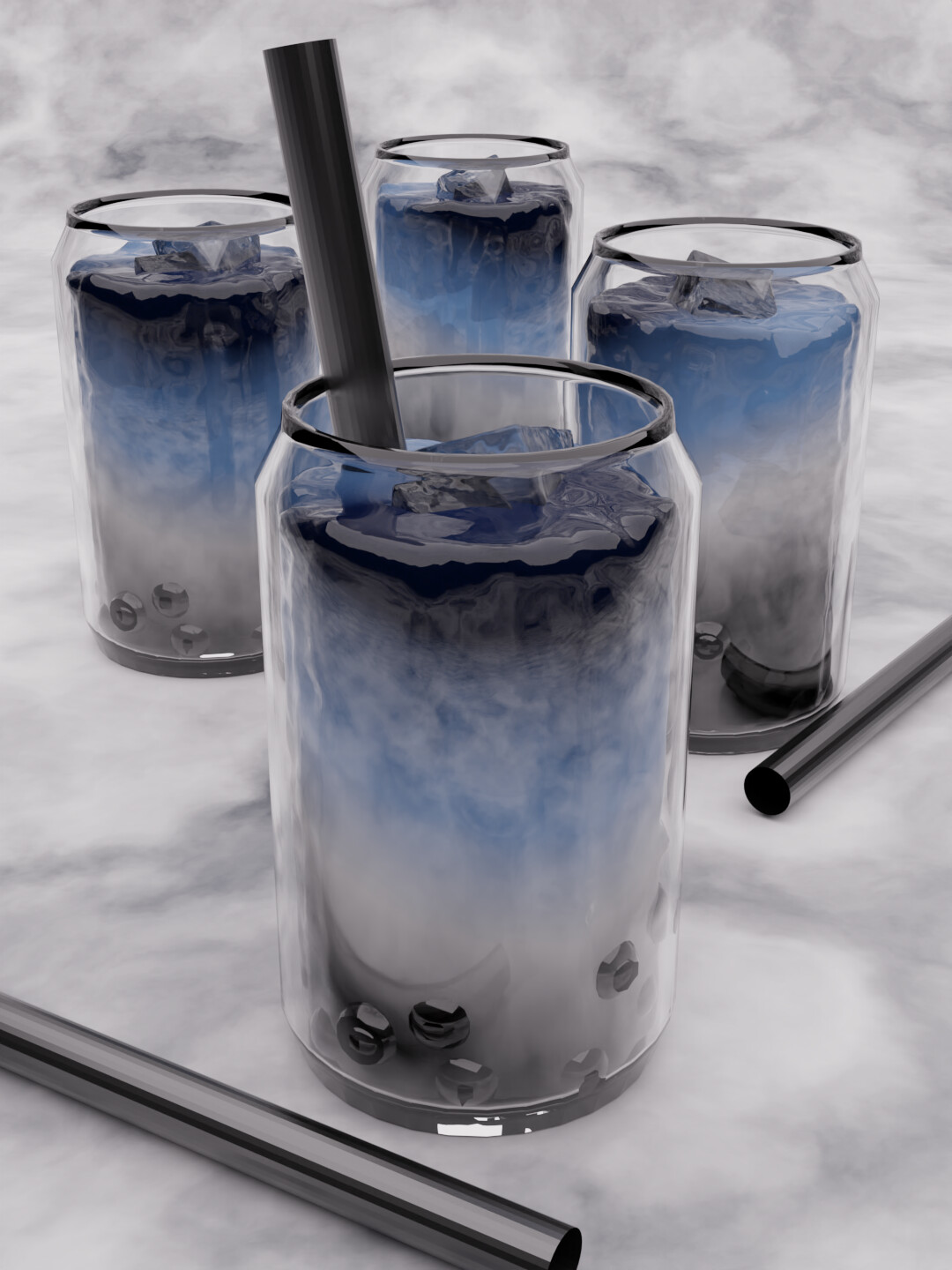 ArtStation - Butterfly Pea Boba
