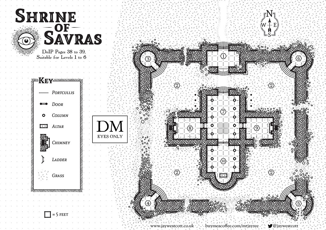 Jay Westcott - Dragon of Icespire Peak Printable Maps