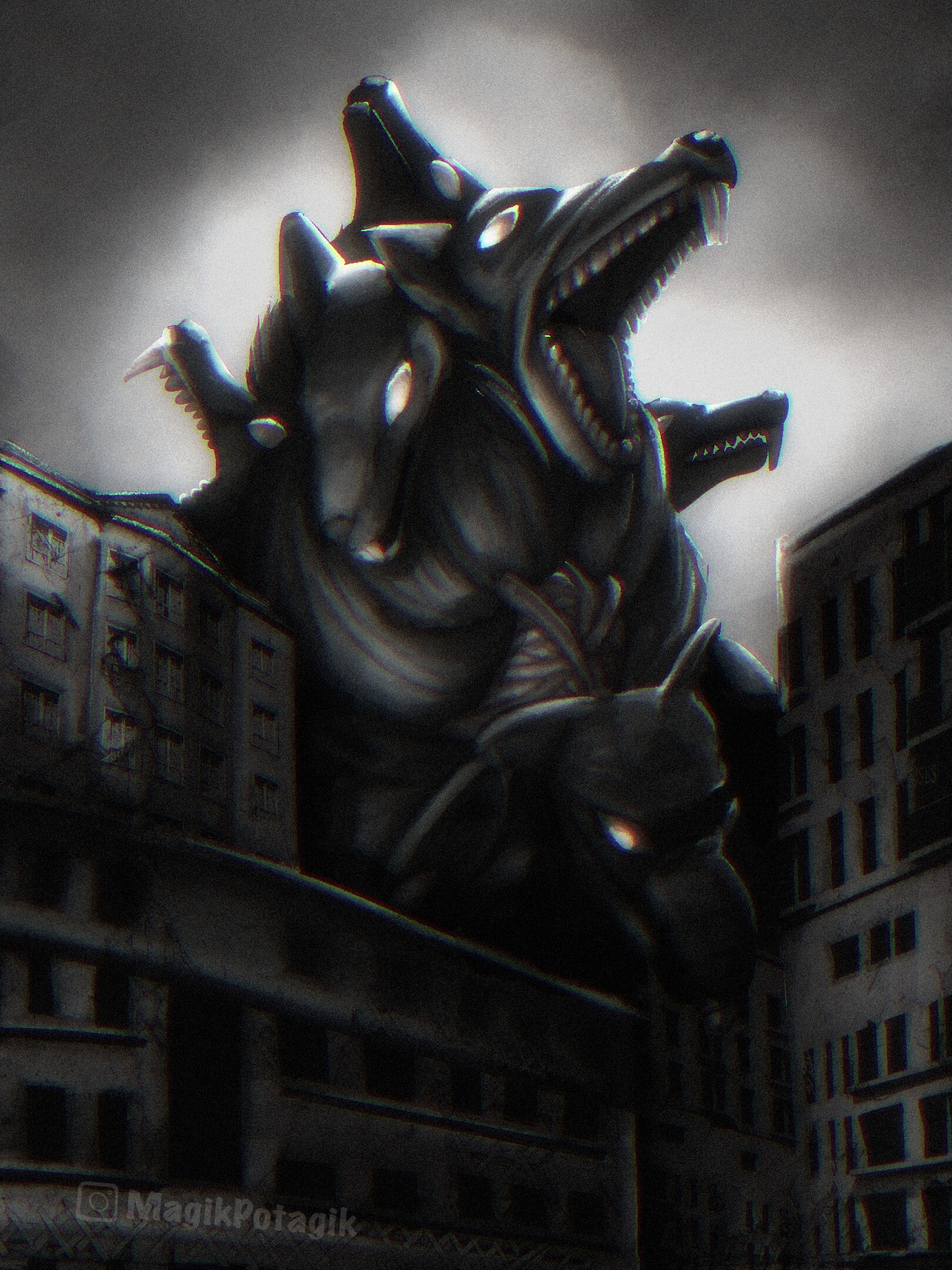 ArtStation - Creatuanary - Rat King Kaiju