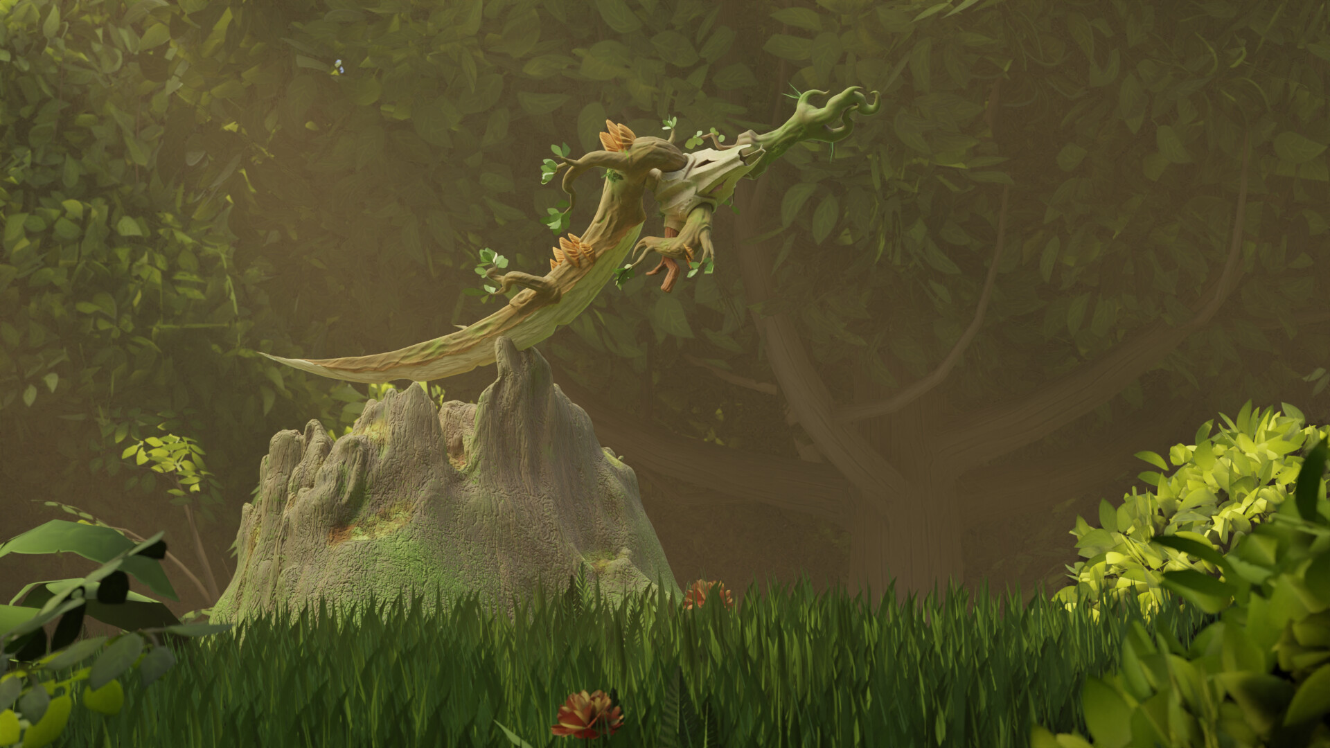 ArtStation - Nature Sword, by Moniek Schilder