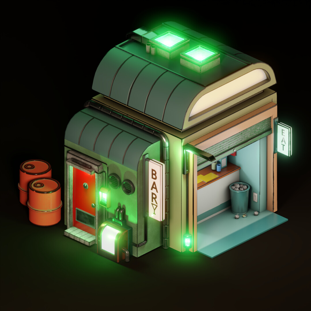 ArtStation - Isometric Sci-Fi