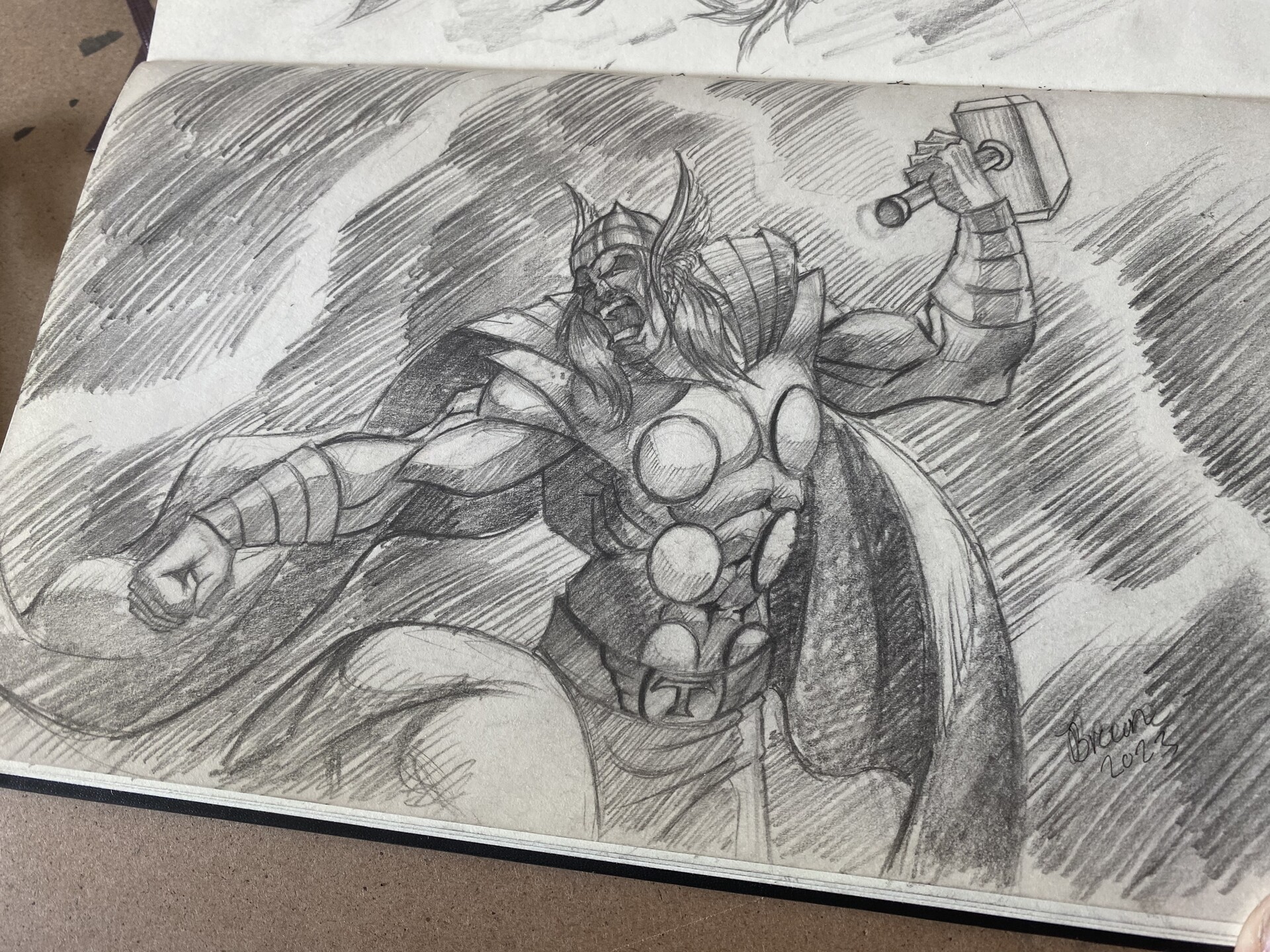 ArtStation - Thor sketch