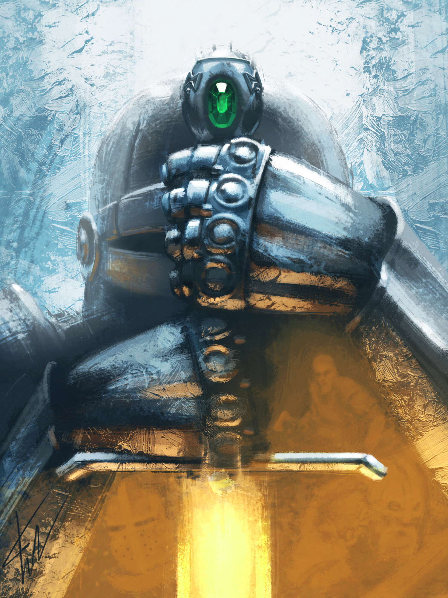 ArtStation - Kneeling knight