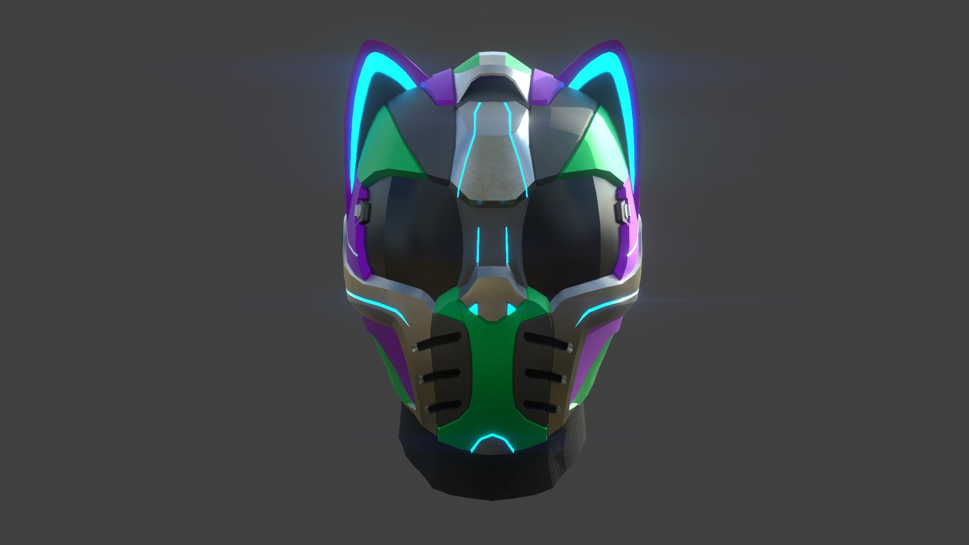ArtStation - Sci-Fi Cat Helmet
