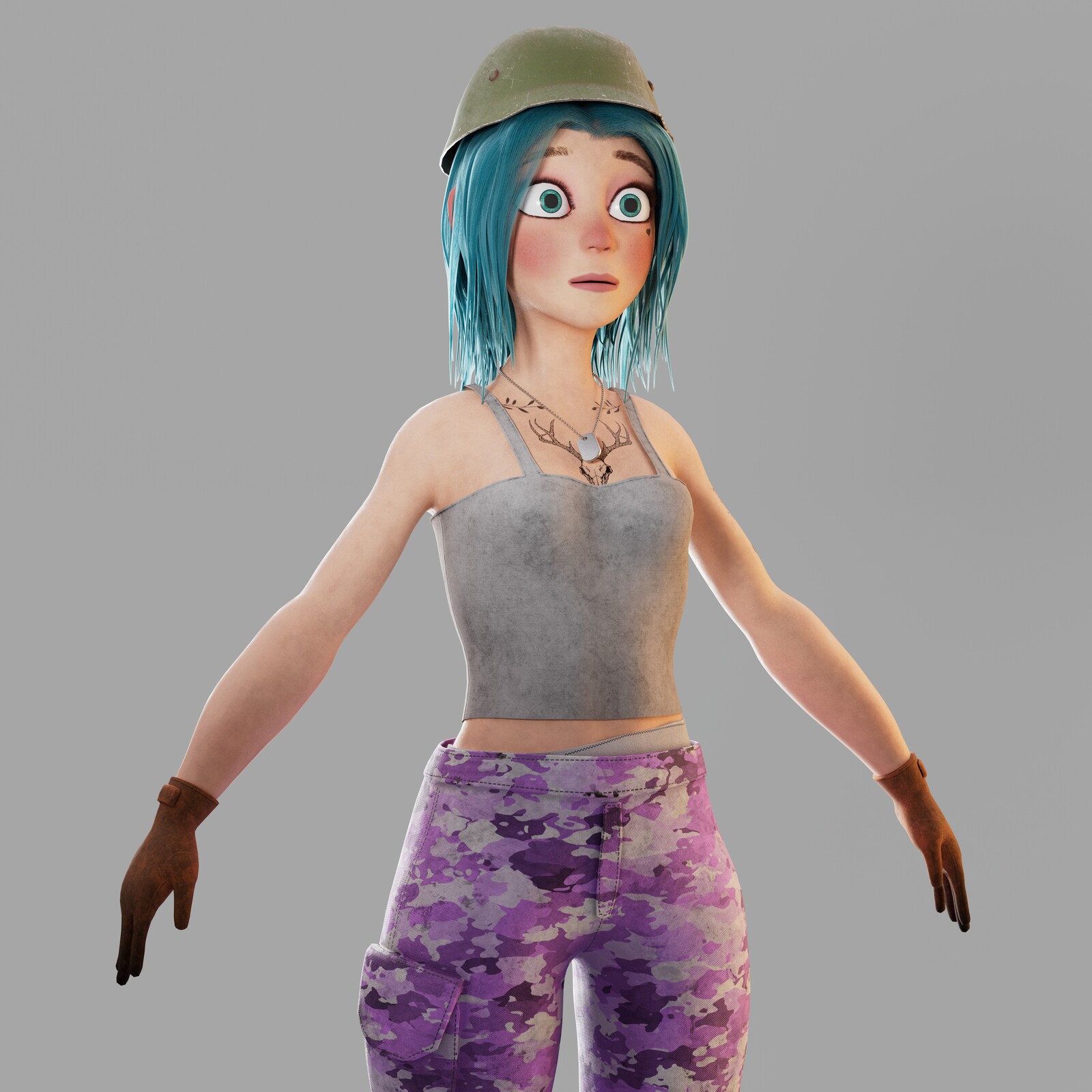 Hector Estrada - Girl Stylized