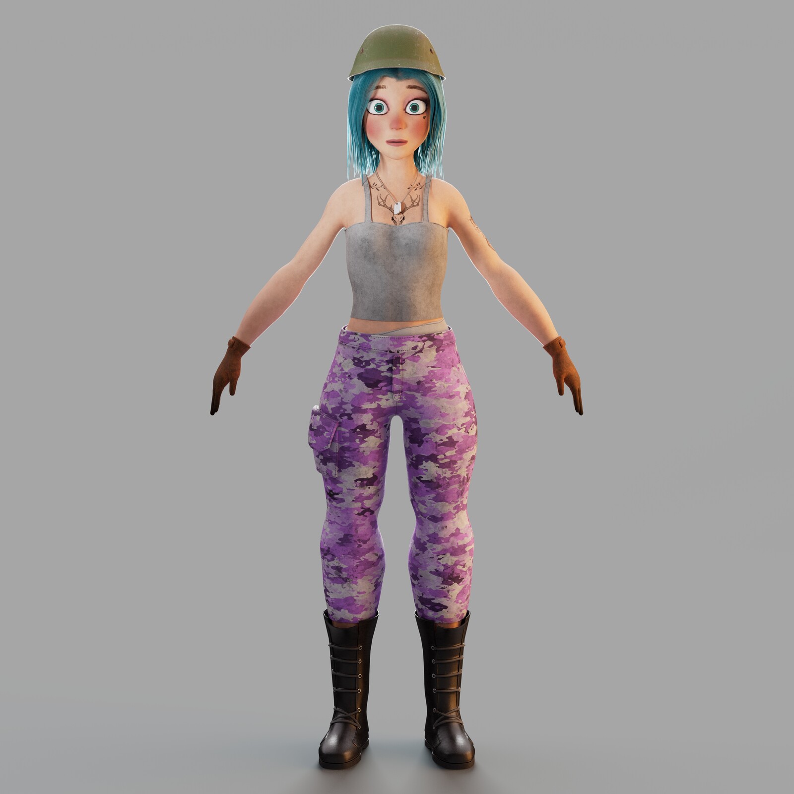 Hector Estrada - Girl Stylized