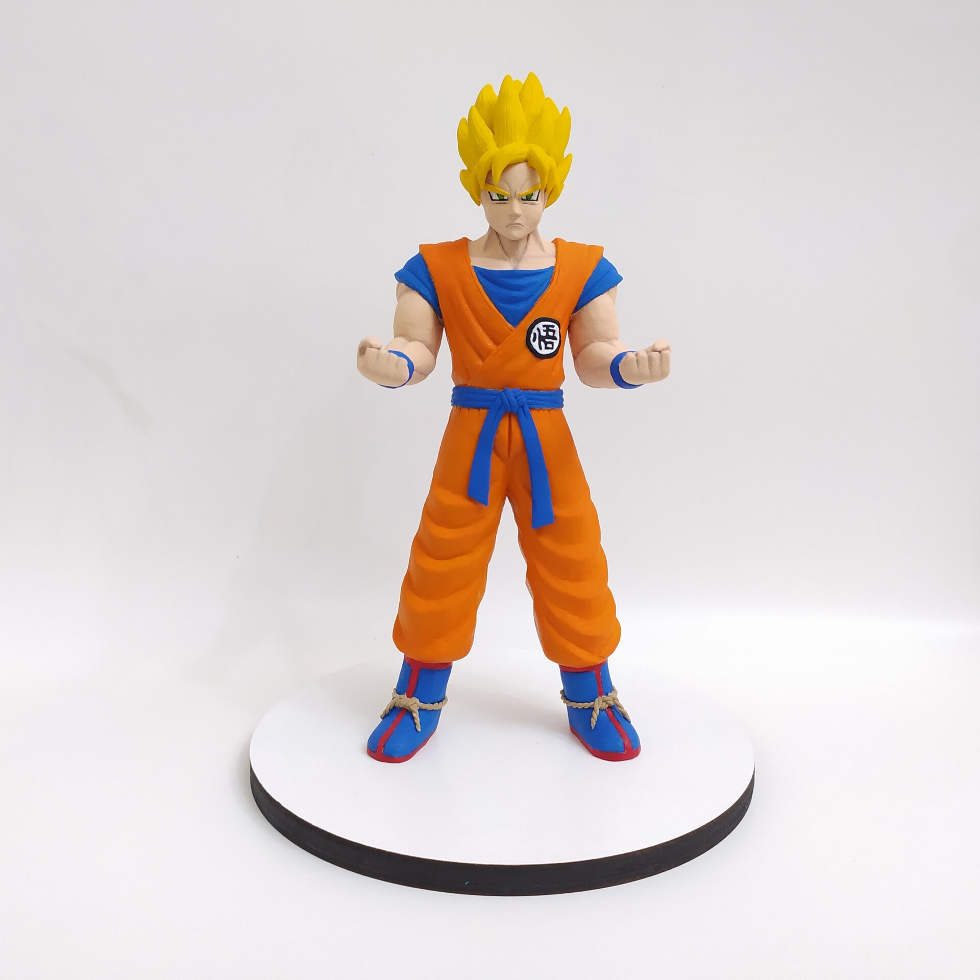 ArtStation - Dragon Ball Super Saiyan Goku Polymer Clay Figure