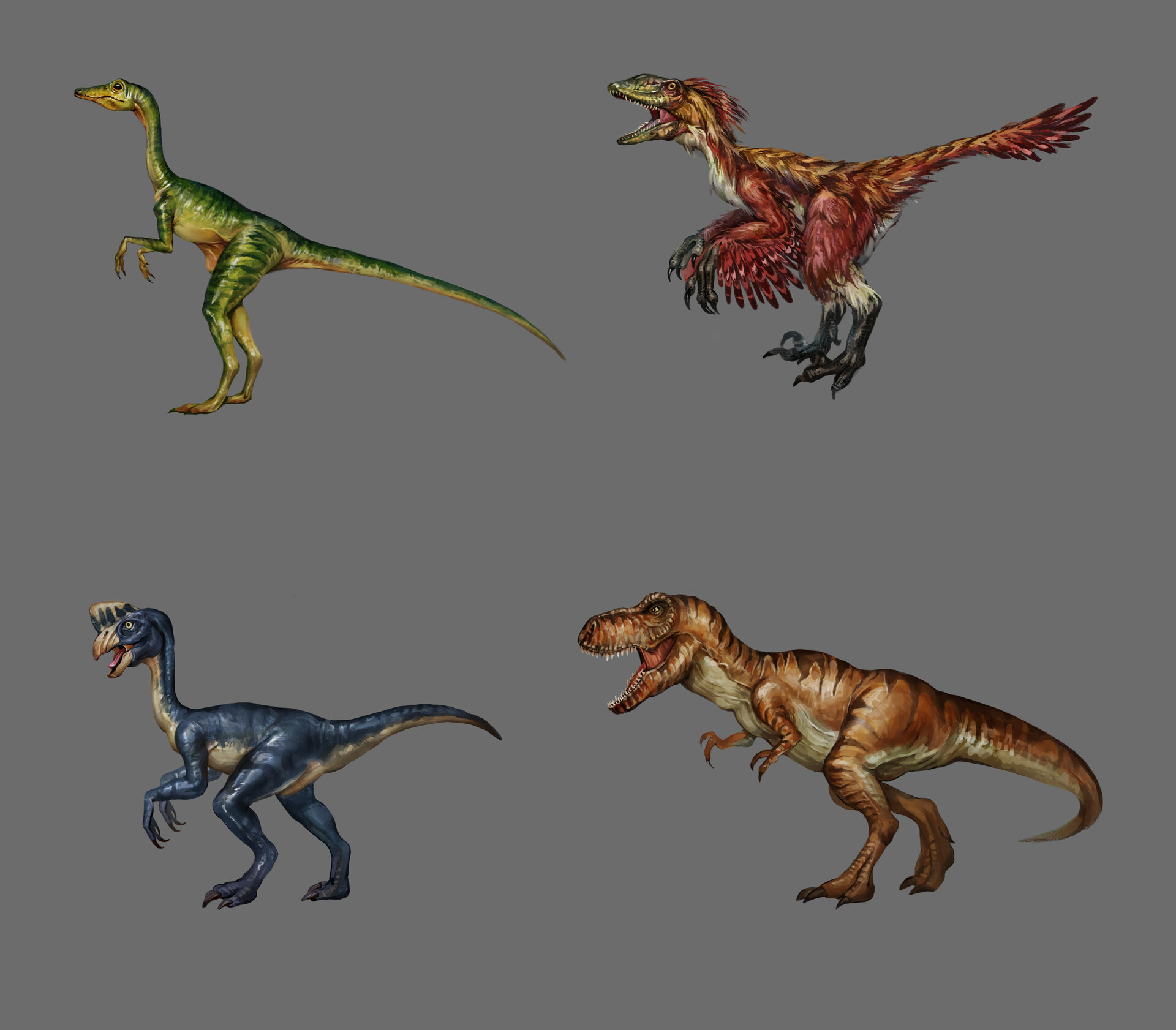 ArtStation - Dinosaur creatures