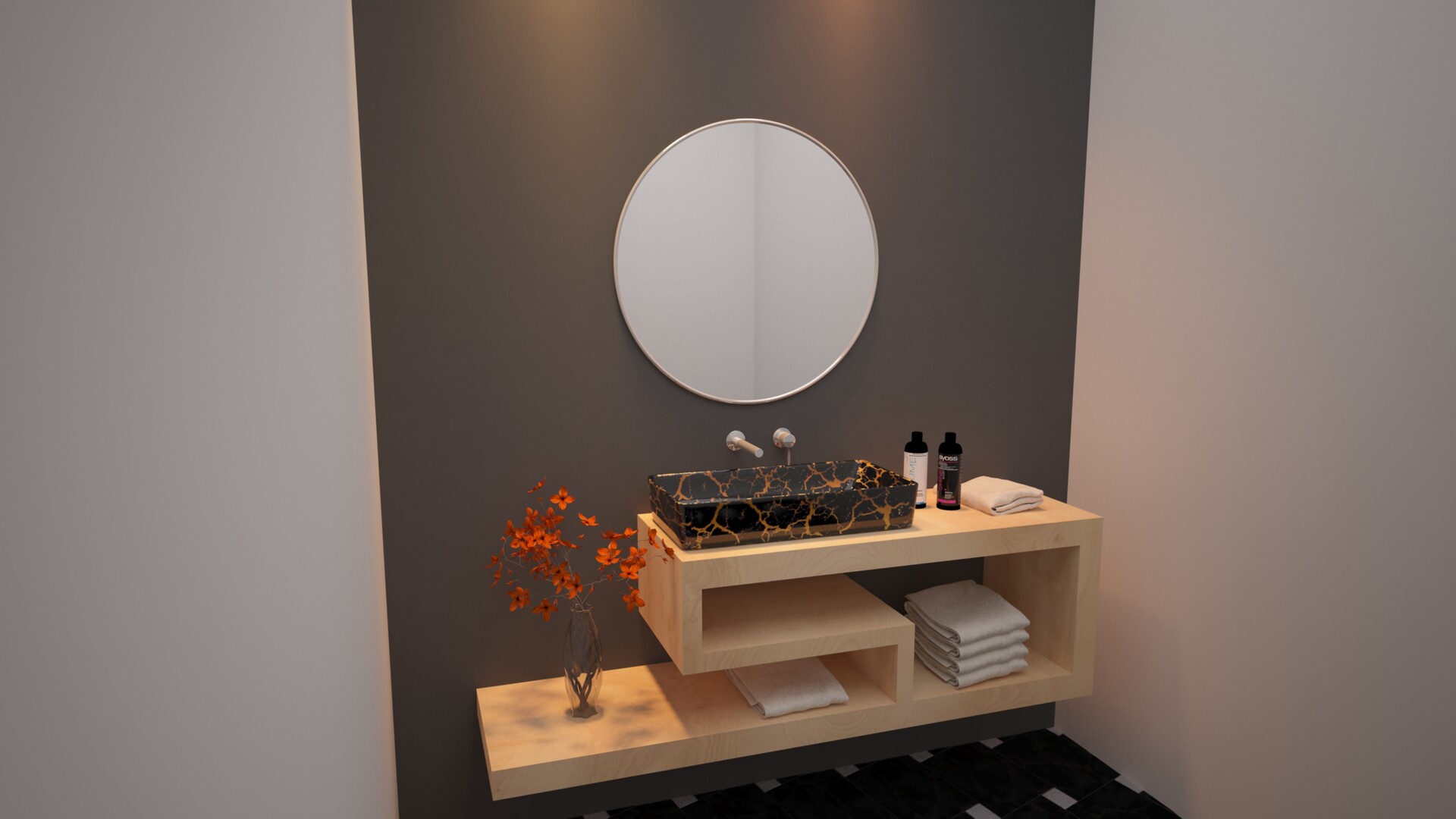 ArtStation - Bathroom vanity