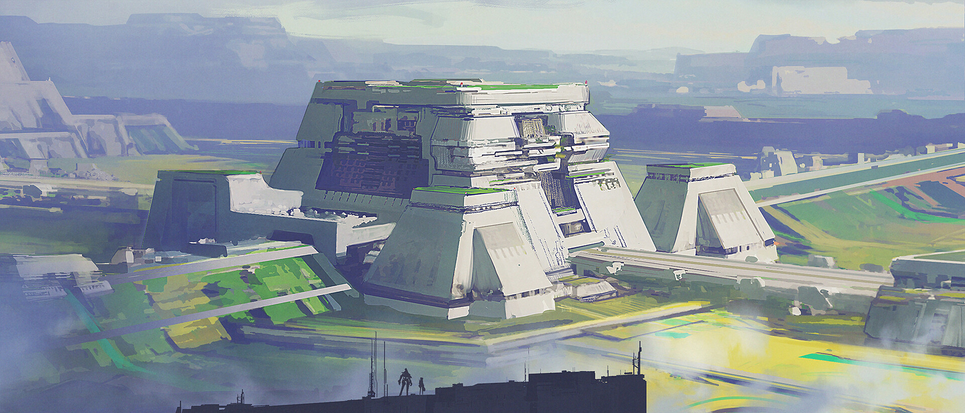 ArtStation - Fortress Concept Sketch