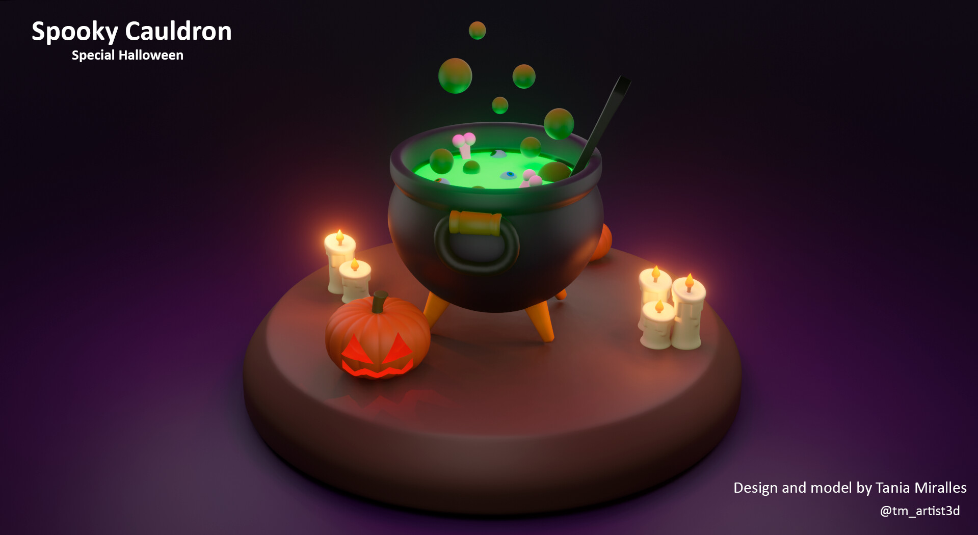 ArtStation - Spooky cauldron🎃