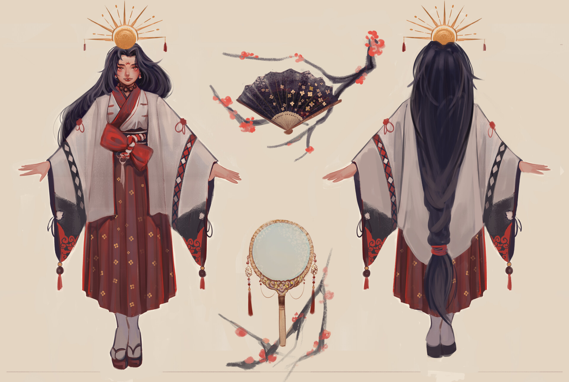 ArtStation - amaterasu character design comm