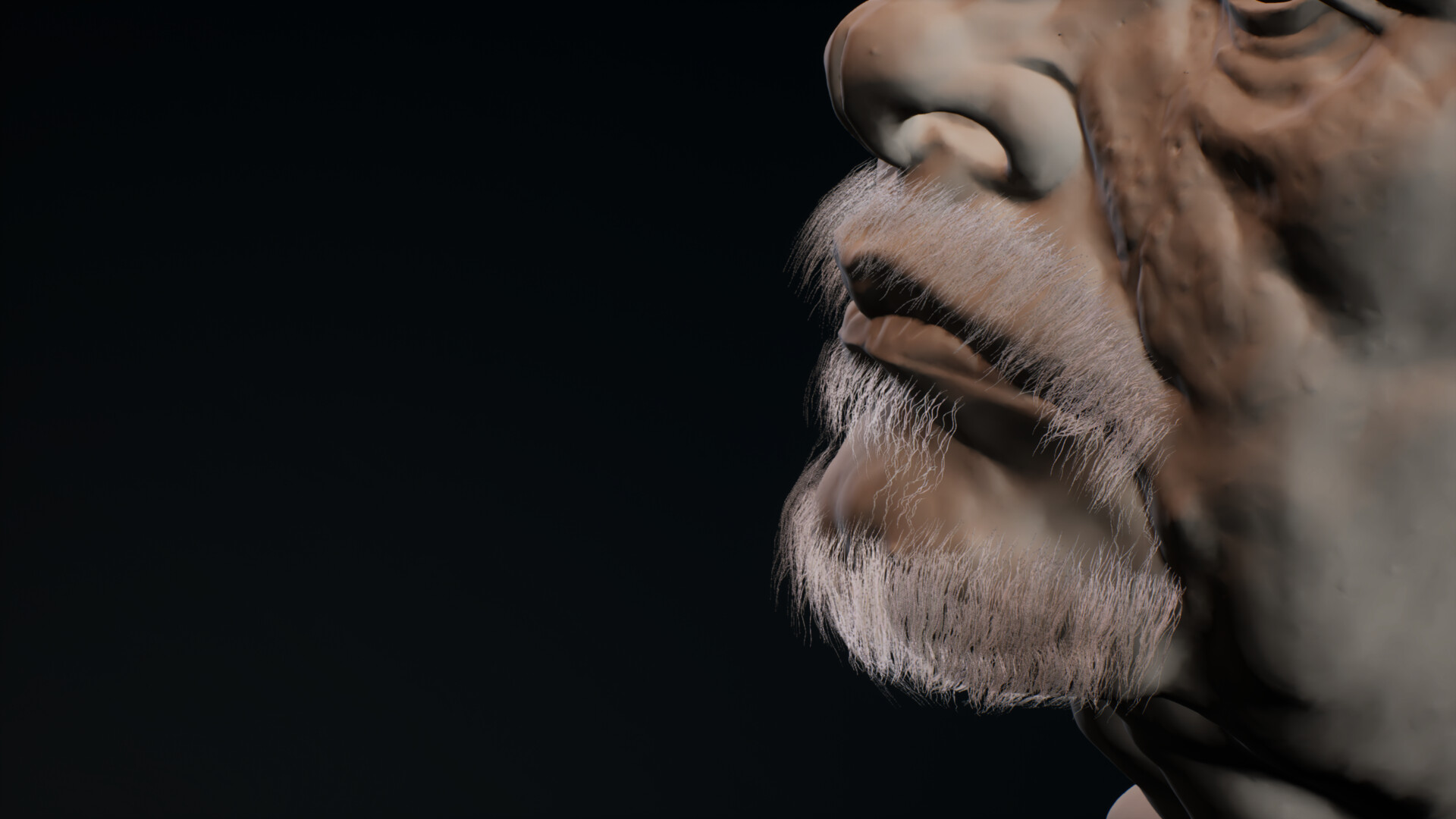 Pablo Morro - UE5 Old Man Beard HairCards