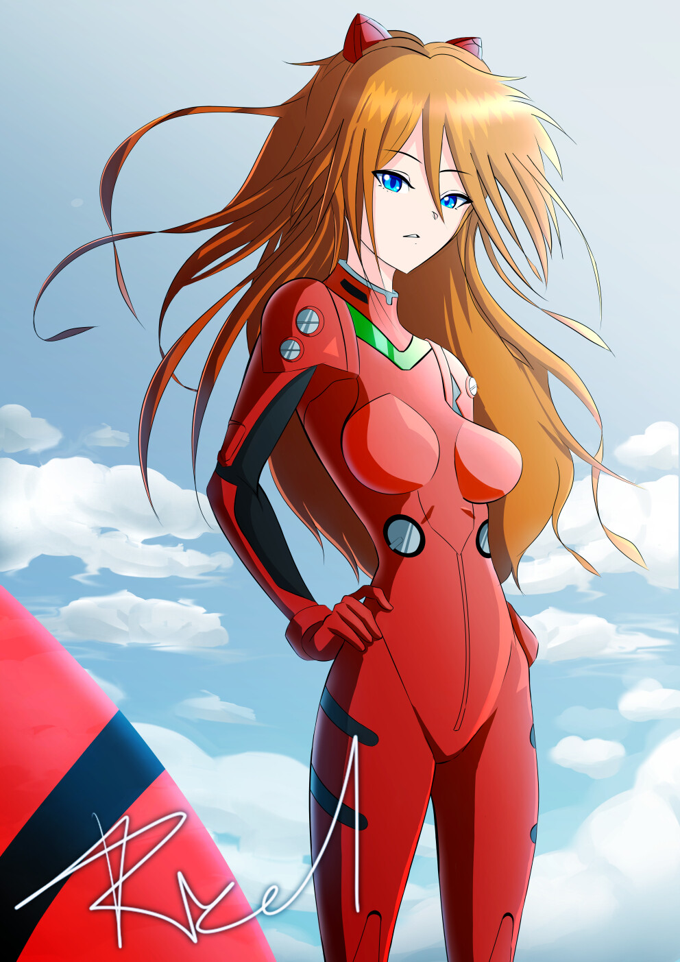 ArtStation - Evangelion - Asuka Langley Soryu (FanArt)