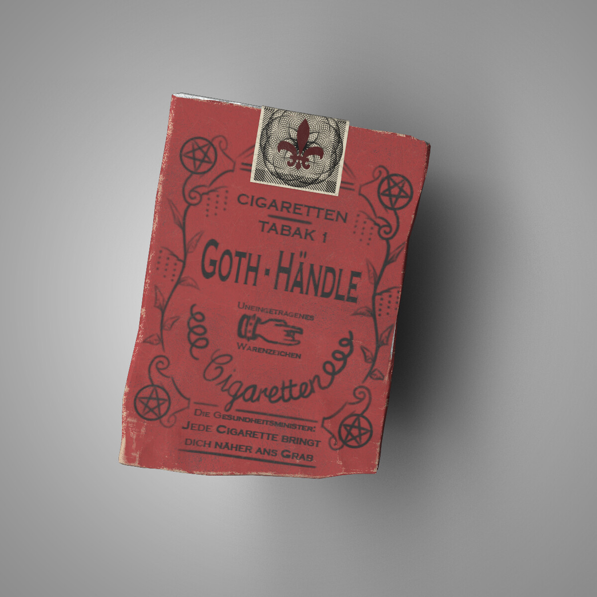ArtStation - Roth-Händle-Cigarettes Parody 3D Model / 2022