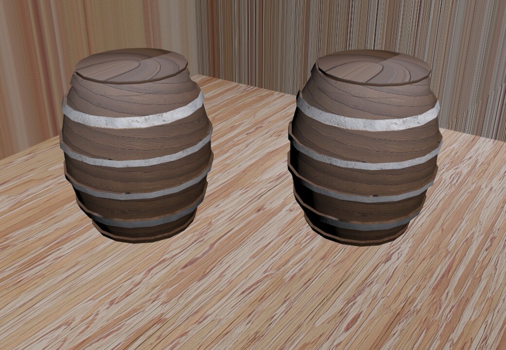 ArtStation - 3D Barrels
