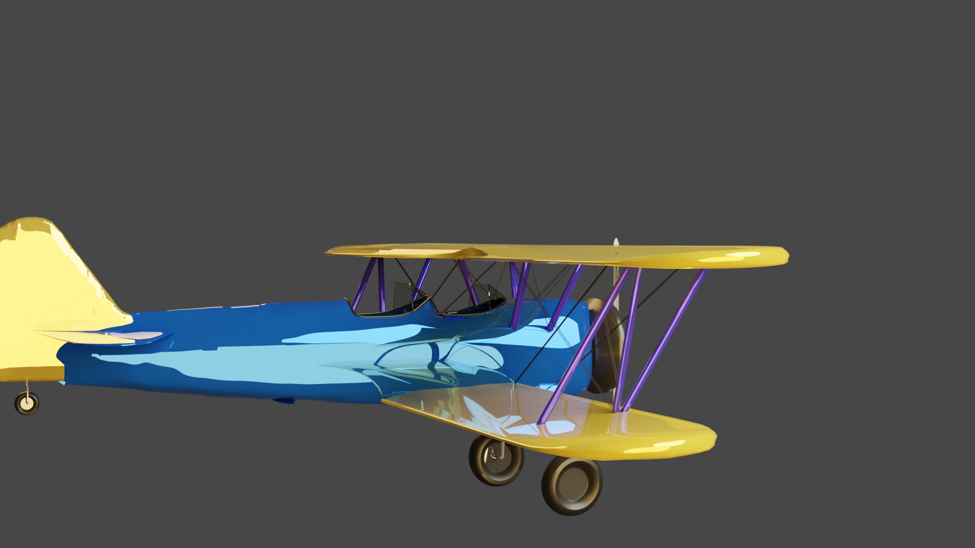 ArtStation - Plane Stearman 75