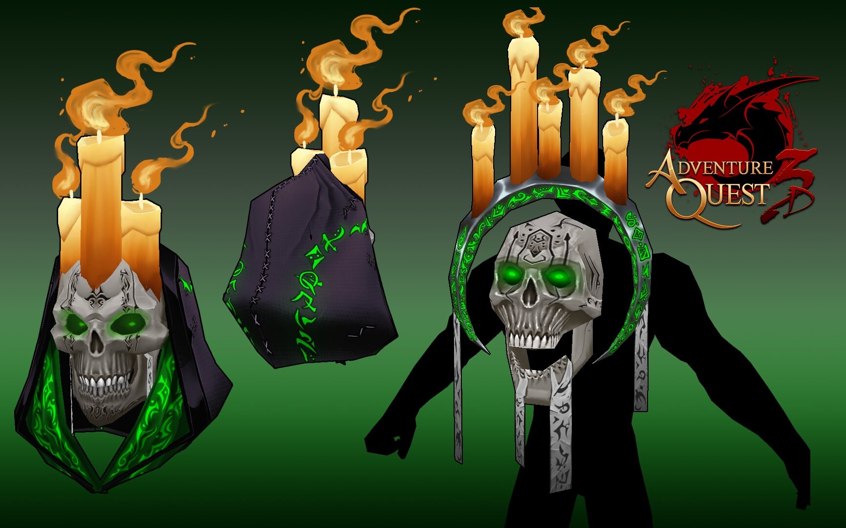 ArtStation - necro helm and back