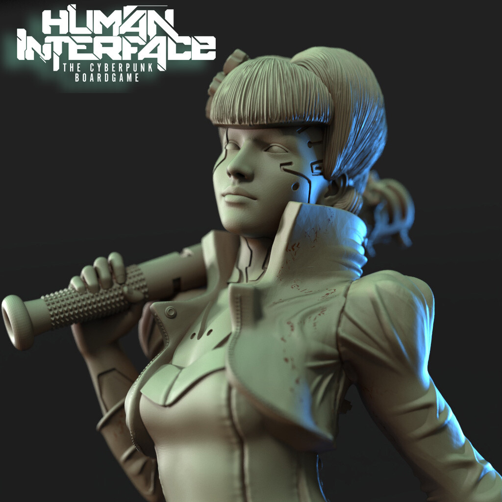 ArtStation - 32mm miniature - HUMAN INTERFACE