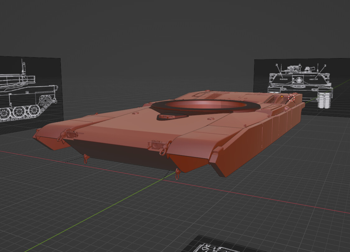 ArtStation - M1 Abrams Tank Work in progress