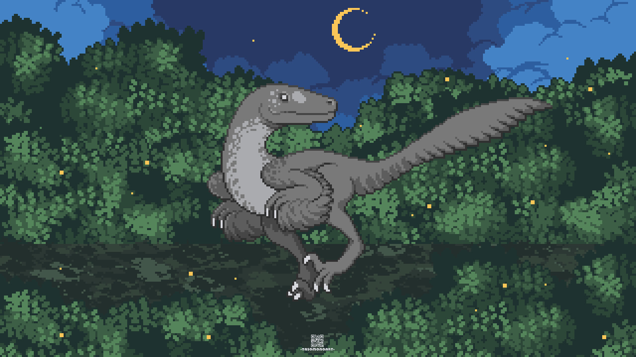 ArtStation - Midnight Deinonychus